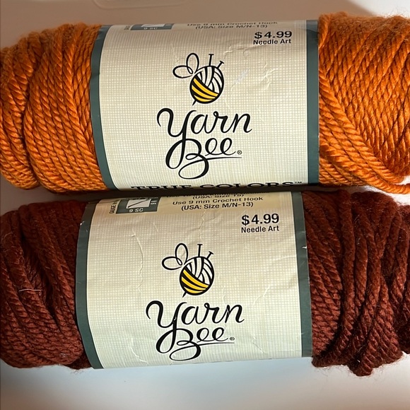 Yarn Bee | Other | 2 Skeins Yarn Bee Super Bulky True Colors Yarn ...